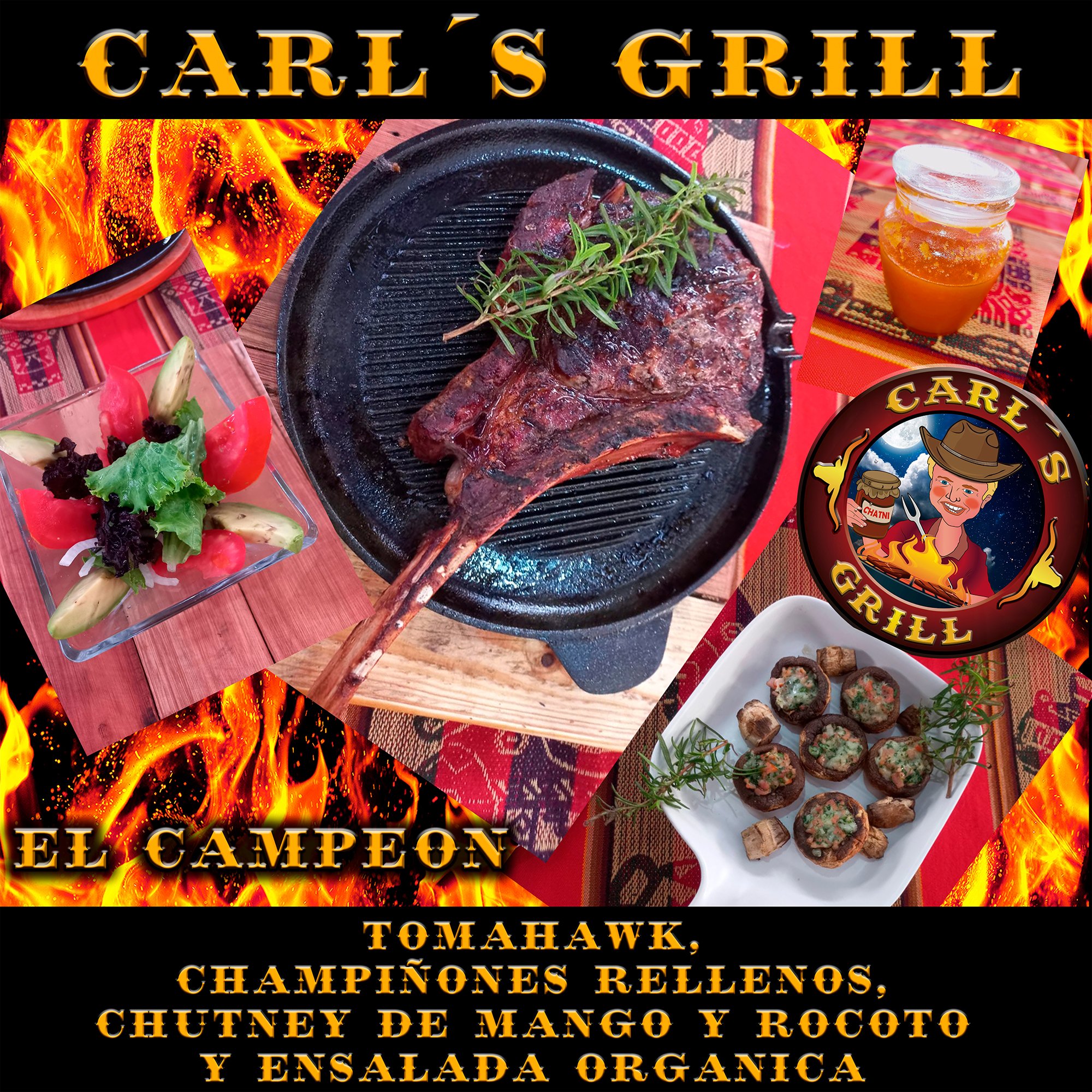 El Campeón (para 1 persona) - CARL´S GRILL ¡Porque tú mereces lo mejor!