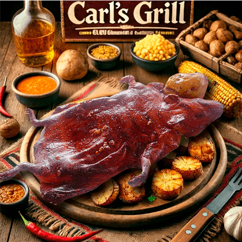 Cuy a la Parrilla 1.9 kg. - CARL´S GRILL ¡Porque tú mereces lo mejor!